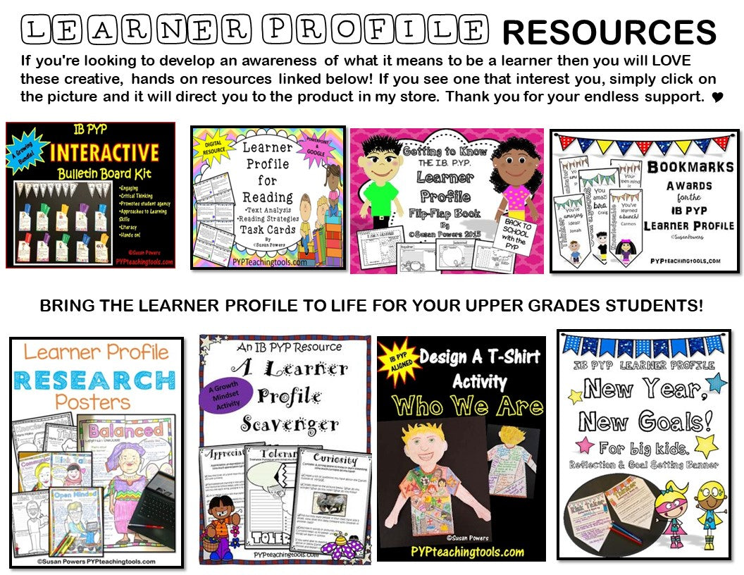 PYP Teaching Tools – PYP TEACHING TOOLS