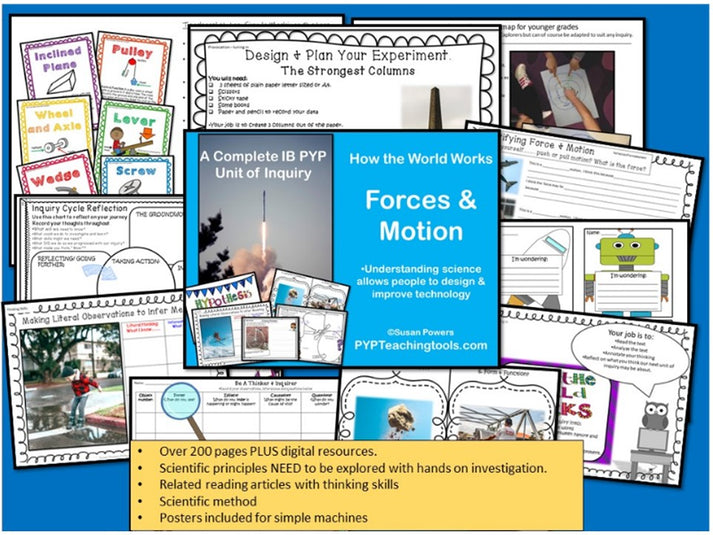 IB PYP Inquiry into Forces, Motion & Structure - How the World Works ...