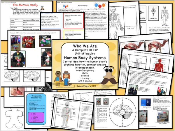 IB PYP SCIENCE UNIT OF INQUIRY HUMAN BODY SYSTEMS – PYP TEACHING TOOLS