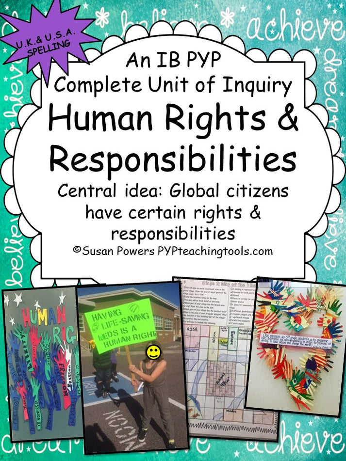 IB PYP Unit of Inquiry Human Rights & Responsibilities – PYP TEACHING TOOLS