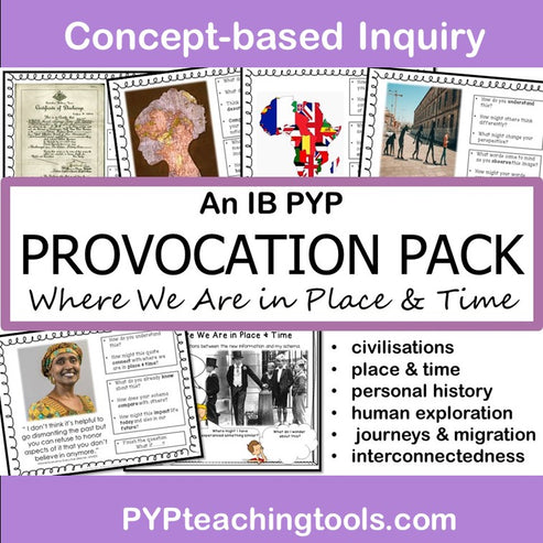 A BUNDLE OF IB PYP CONCEPTS PROVOCATIONS FOR EVERY THEME – PYP TEACHING ...