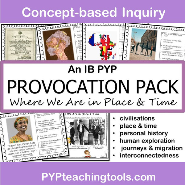 A BUNDLE OF IB PYP CONCEPTS PROVOCATIONS FOR EVERY THEME – PYP TEACHING ...