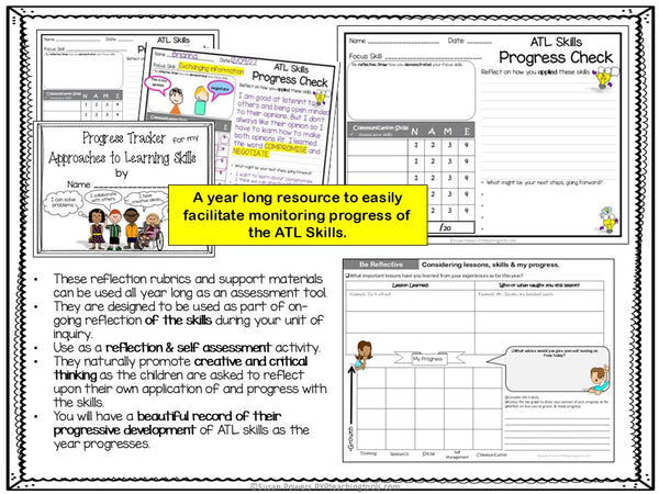 IB PYP Assessment Rubrics for the Approaches to Learning Skills – PYP ...